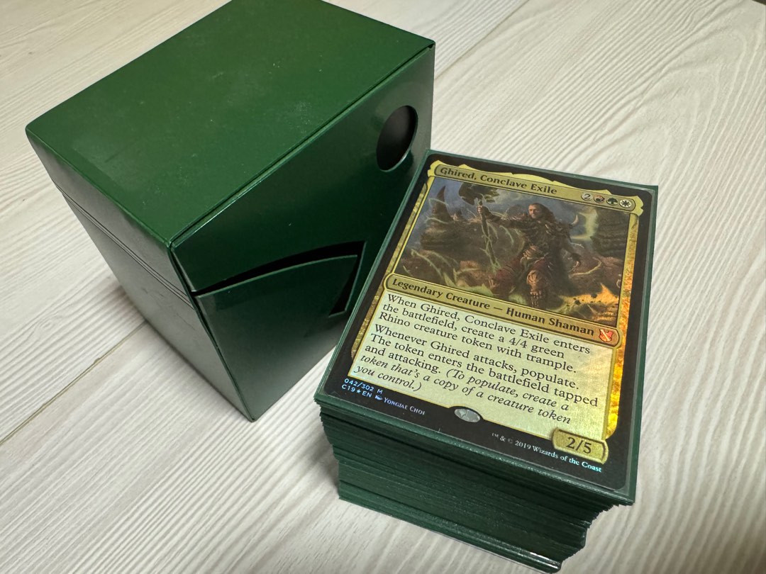 MTG Ghired, Conclave Exile Commander Deck, Hobbies & Toys, Toys & Games ...