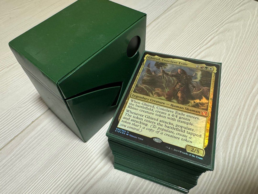 MTG Ghired, Conclave Exile Commander Deck, Hobbies & Toys, Toys & Games ...
