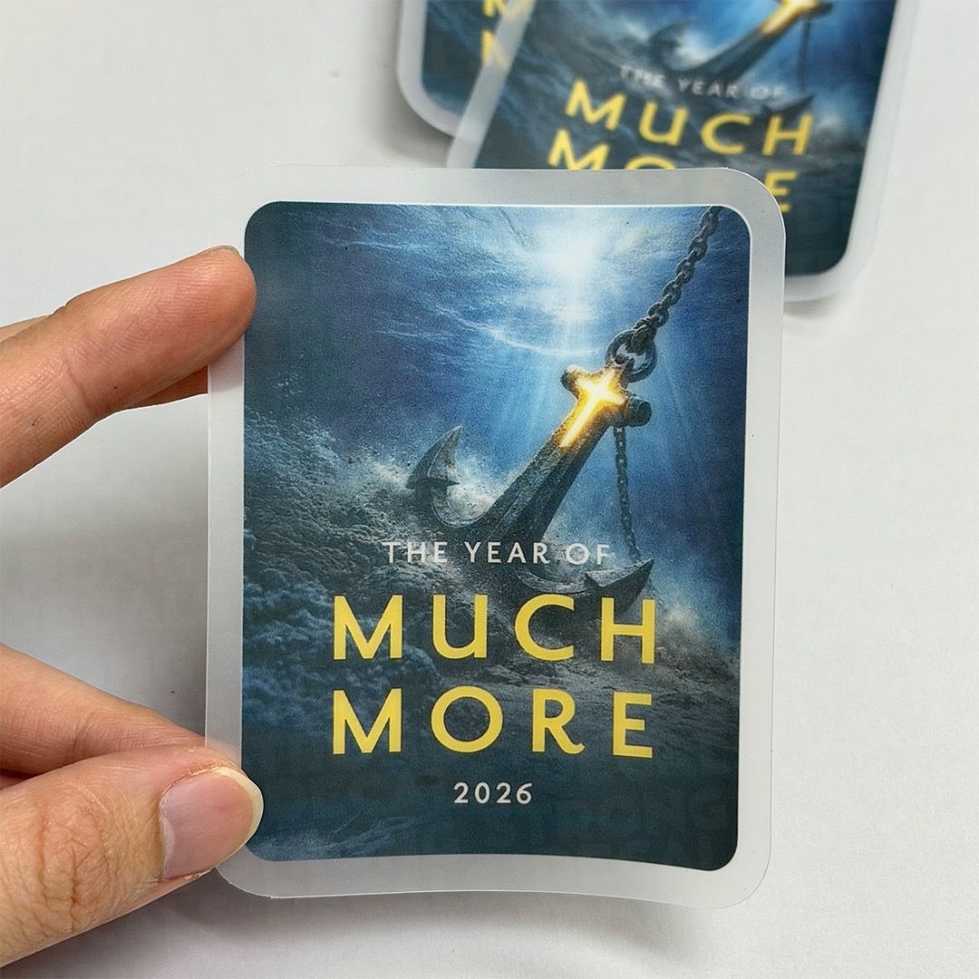 Much More Anchor Static Windscreen Decal (New Creation Church 2026 ...