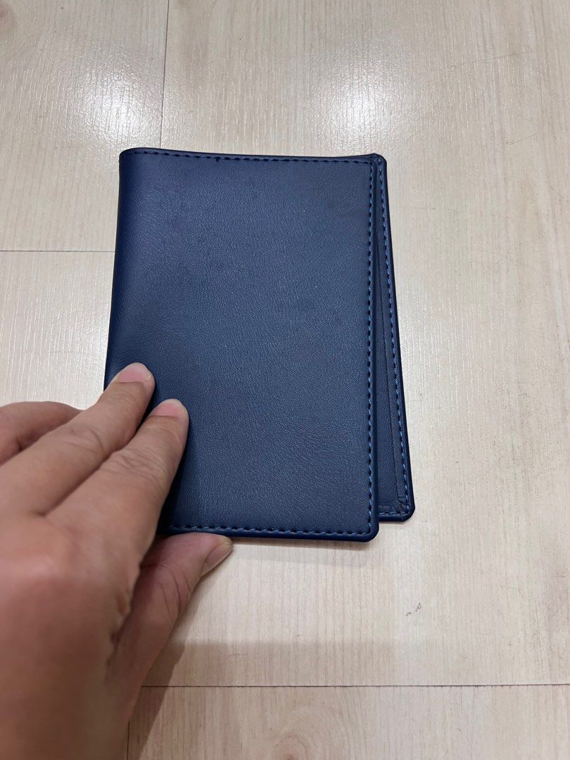 Navy Blue Passport Holder, Men's Fashion, Watches & Accessories ...