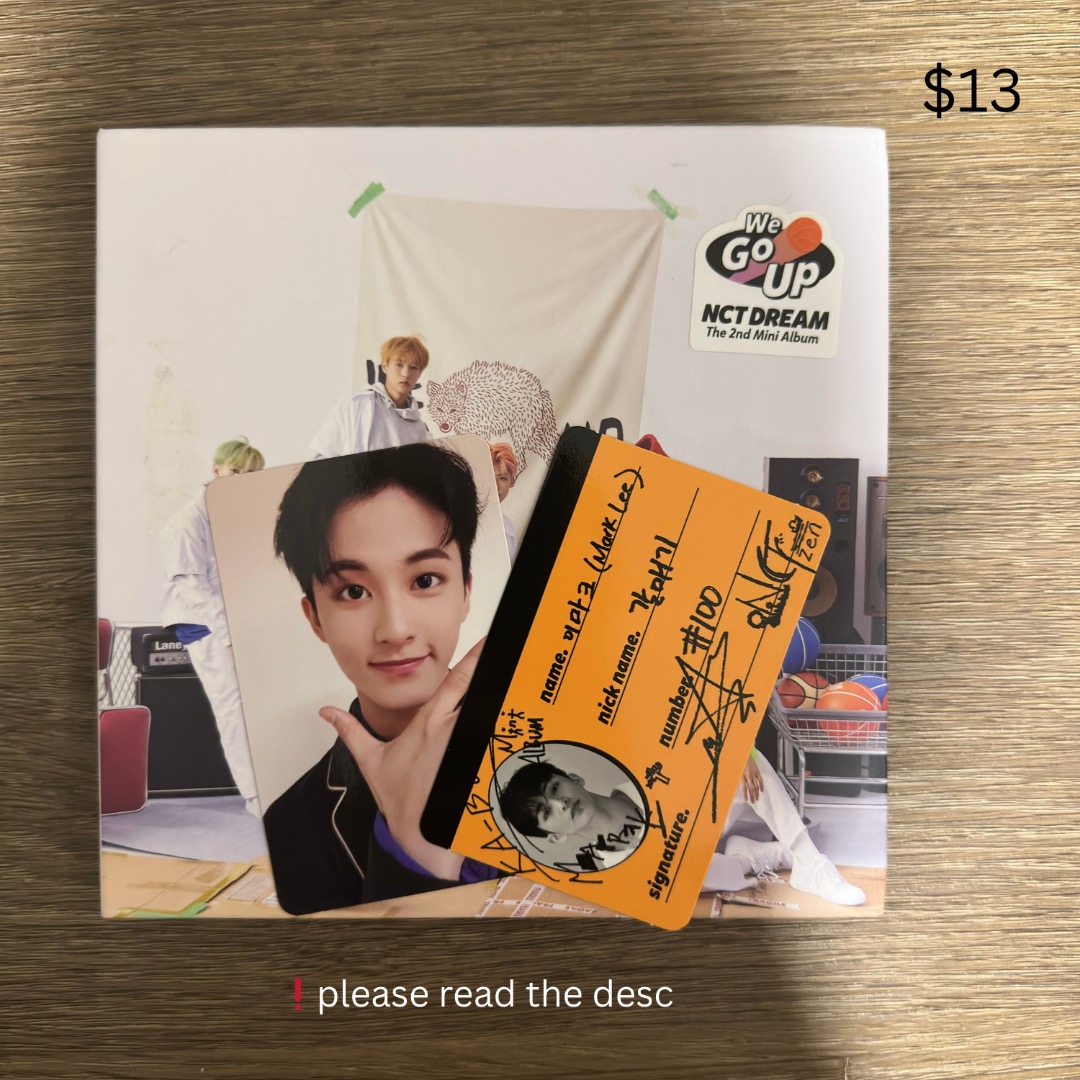 [NCT DREAM] We Go Up Album + Mark PC, Hobbies & Toys, Memorabilia ...