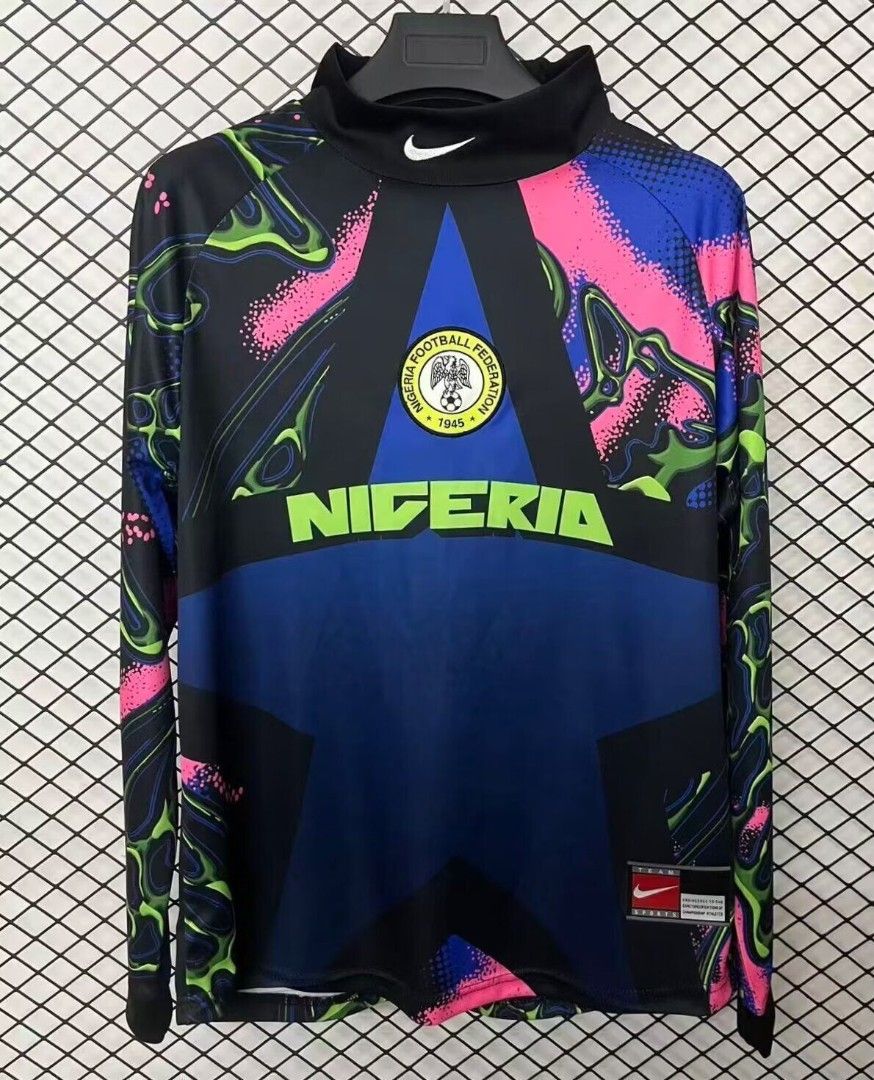 Nigeria National Team Hollywood Goal Keeper Jersey Shirt 2025/26, Men's ...