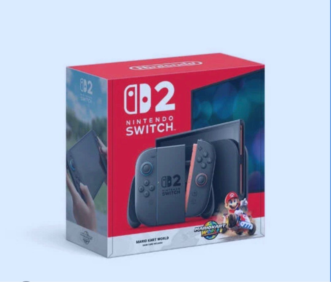Nintendo Switch 2 console + Mario Kart World bundle, Video Gaming ...