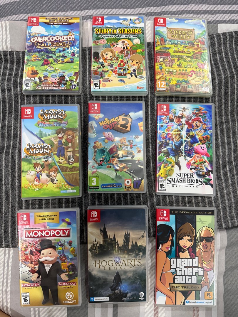 Nintendo Switch Games - Stardew Valley Moving Out 2 Hogwarts Legacy ...