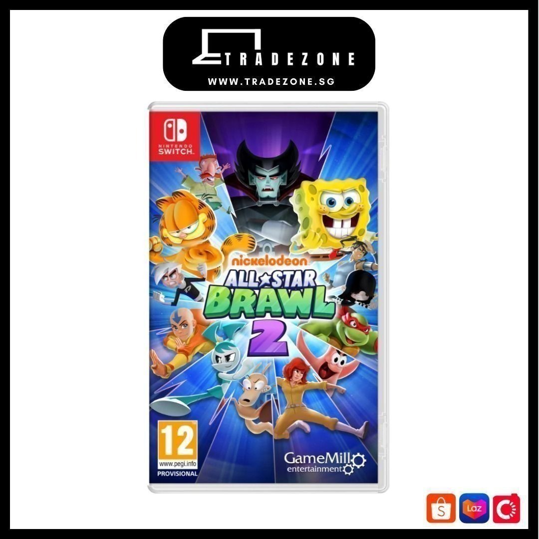 Nintendo Switch: Nickelodeon All-Star Brawl 2, Video Gaming, Video ...