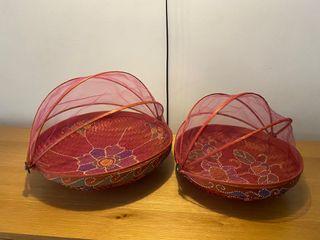 Nyonya Basket Bought From Melaka-Set of 3, Furniture & Home Living ...