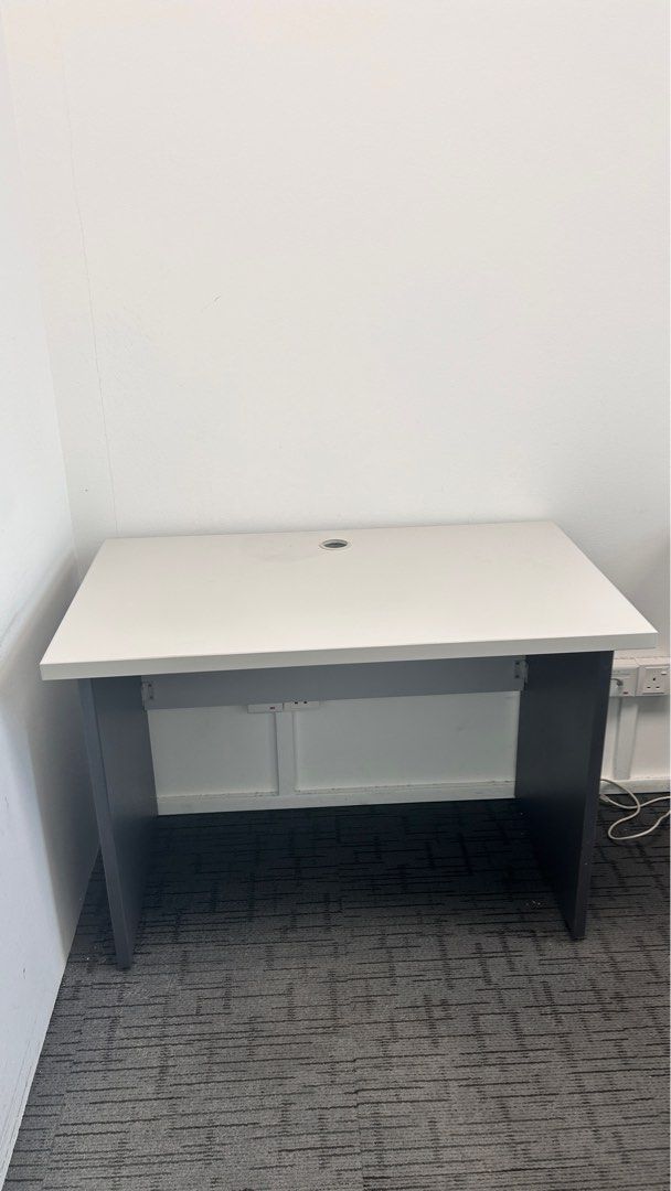 6 Office Desk - light Grey and dark Grey, Furniture & Home Living ...