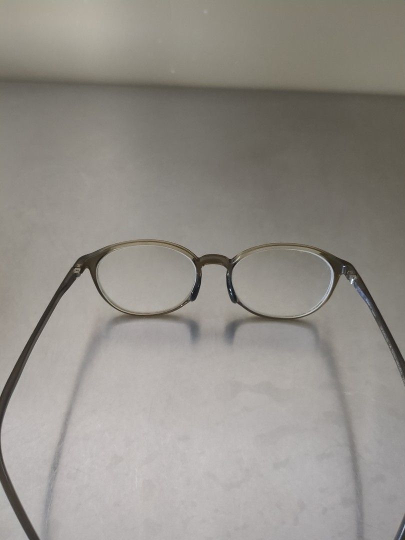 Olive green plastic spectacles / glasses, Women's Fashion, Watches ...