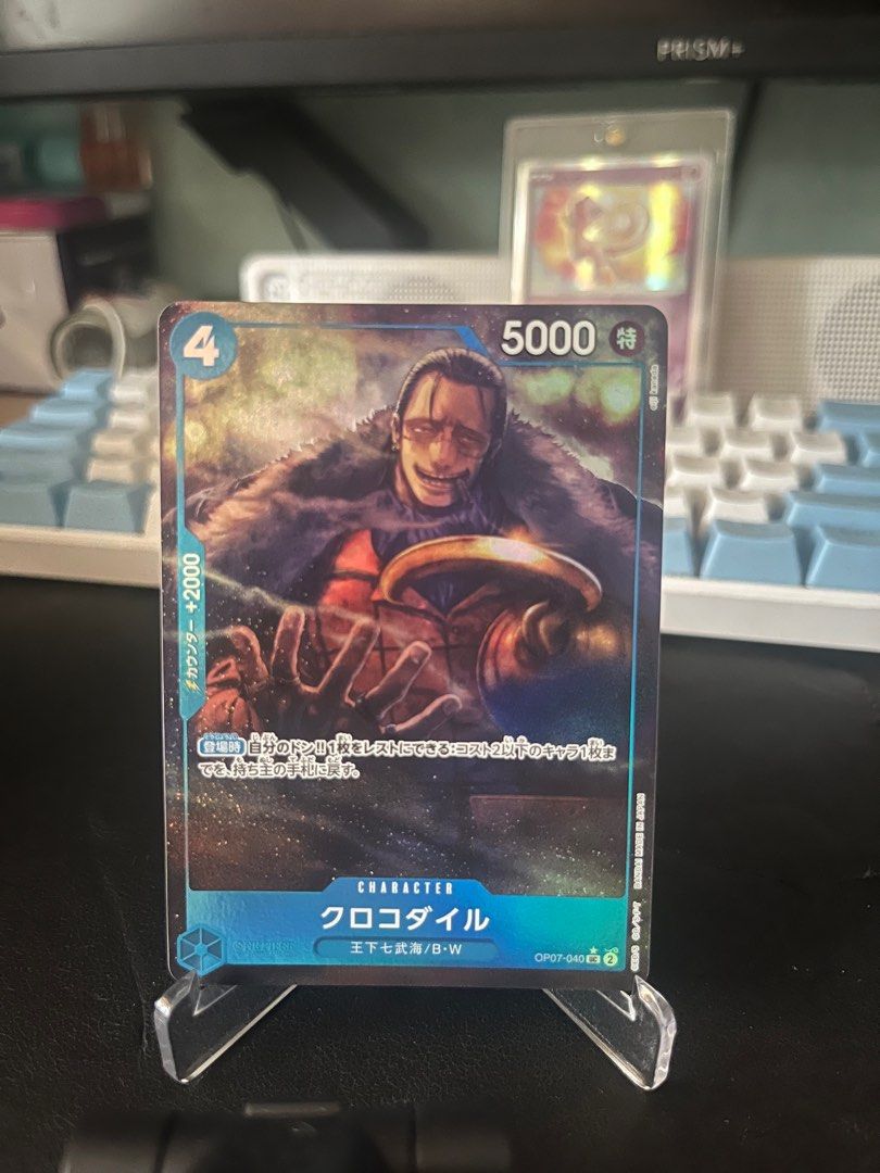 One Piece Card Game - Crocodile OP07-040, Hobbies & Toys, Toys & Games ...