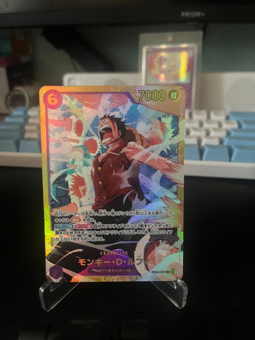One Piece Card Game - Monkey D. Luffy OP01-091, Hobbies & Toys, Toys ...