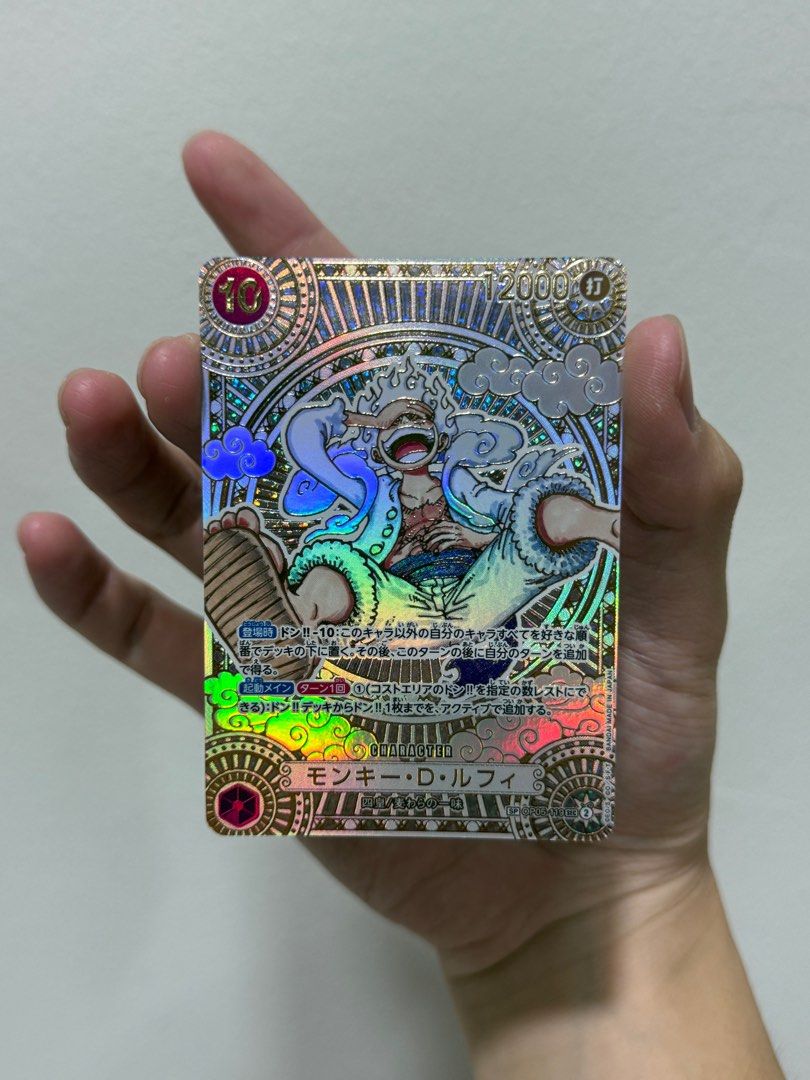 One Piece Card Game TCG - OP11 Gold SP GSP Monkey D. Luffy, Hobbies ...