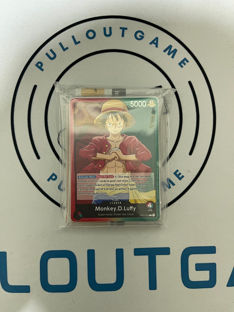 One Piece Card Game TCG - Pre-Errata Demo Deck EN Monkey D. Luffy ...