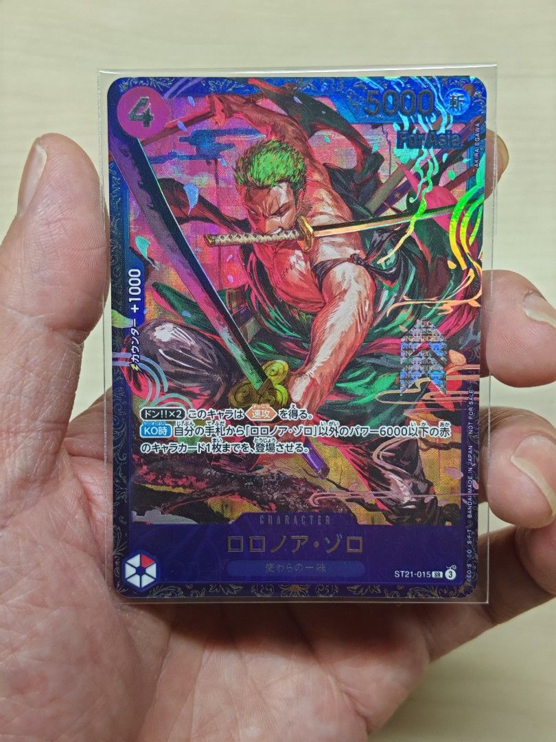 One Piece Card Game Zoro ST21-013 Flagship, Hobbies & Toys, Toys ...