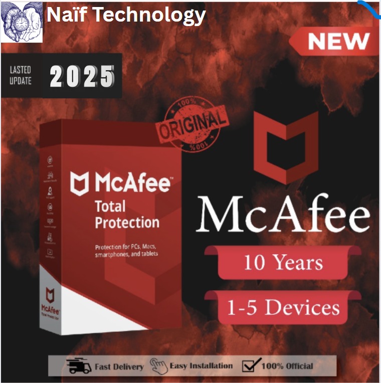 ORIGINAL MCAFEE 2026 TOTAL PROTECTION ORIGINAL ANTIVIRUS SOFTWARE | 10 ...