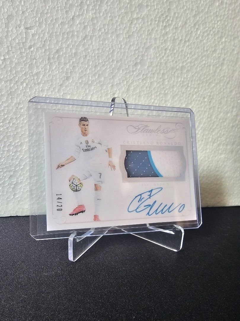 Panini Flawless Cristiano Ronaldo Auto Patch Card (CUSTOM CARD ...