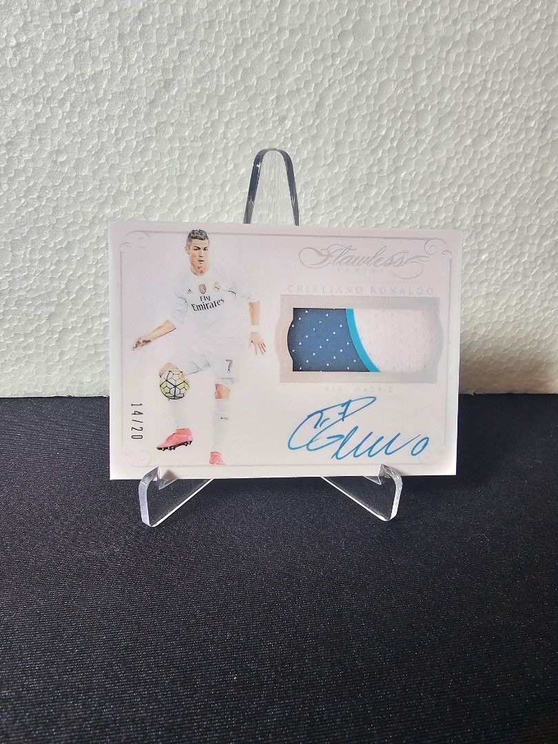 Panini Flawless Cristiano Ronaldo Auto Patch Card (CUSTOM CARD ...