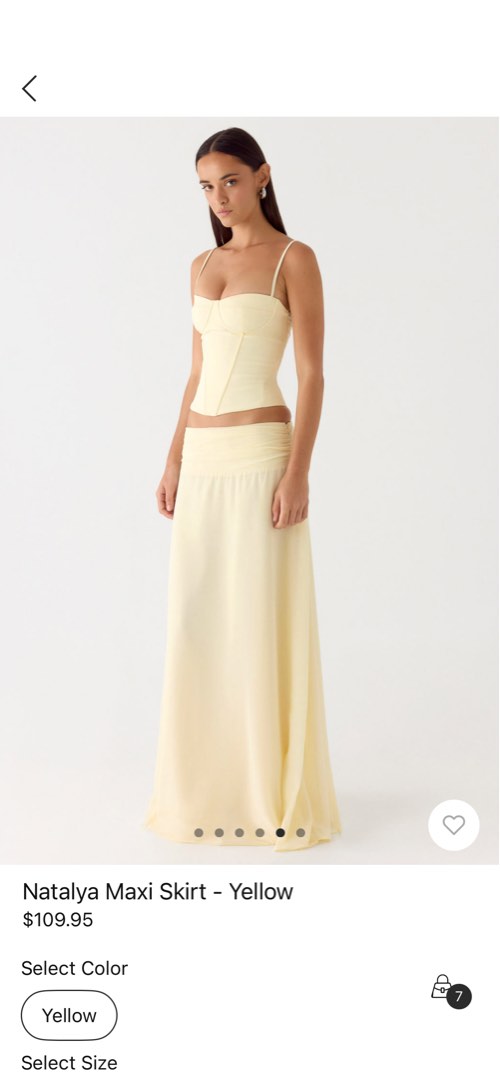 Peppermayo Natalya Maxi Skirt, Women's Fashion, Bottoms, Skirts on ...