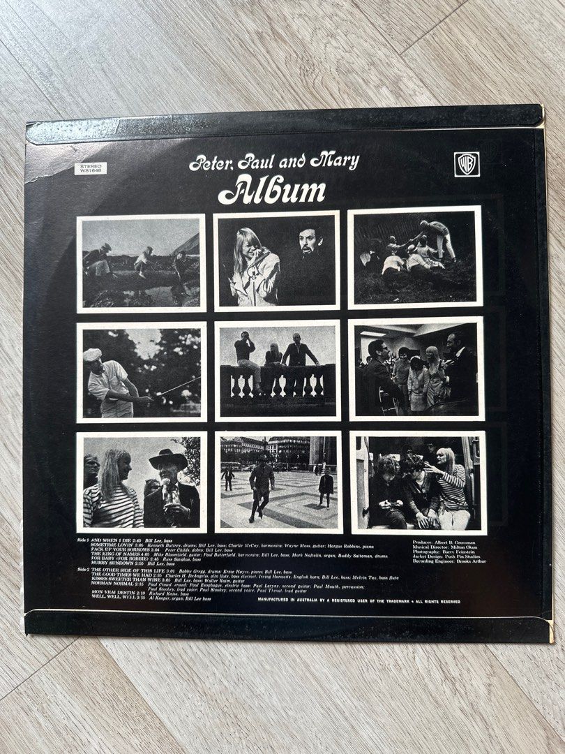 Peter, Paul and Mary - Album Vinyl Record, Hobbies & Toys, Music ...