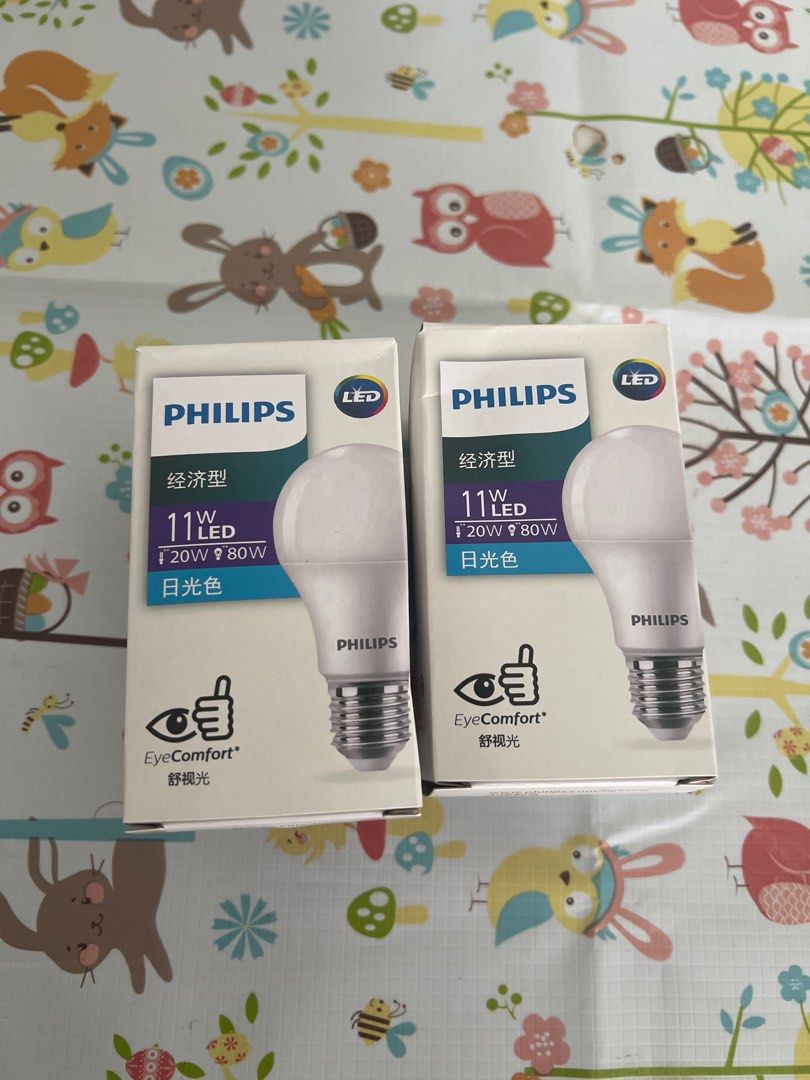Philips 11W LED Bulbs - Daylight, Furniture & Home Living, Lighting ...