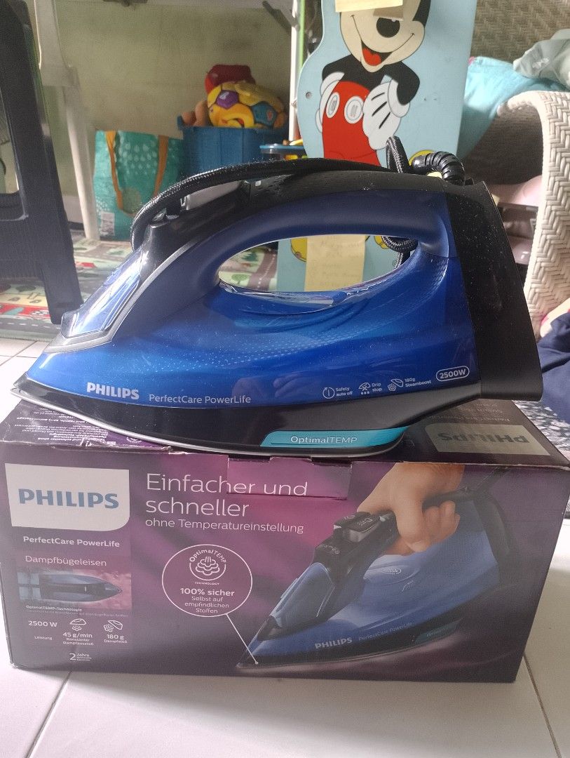 Philips PerfectCare PowerLife Steam Iron GC2990, TV & Home Appliances ...