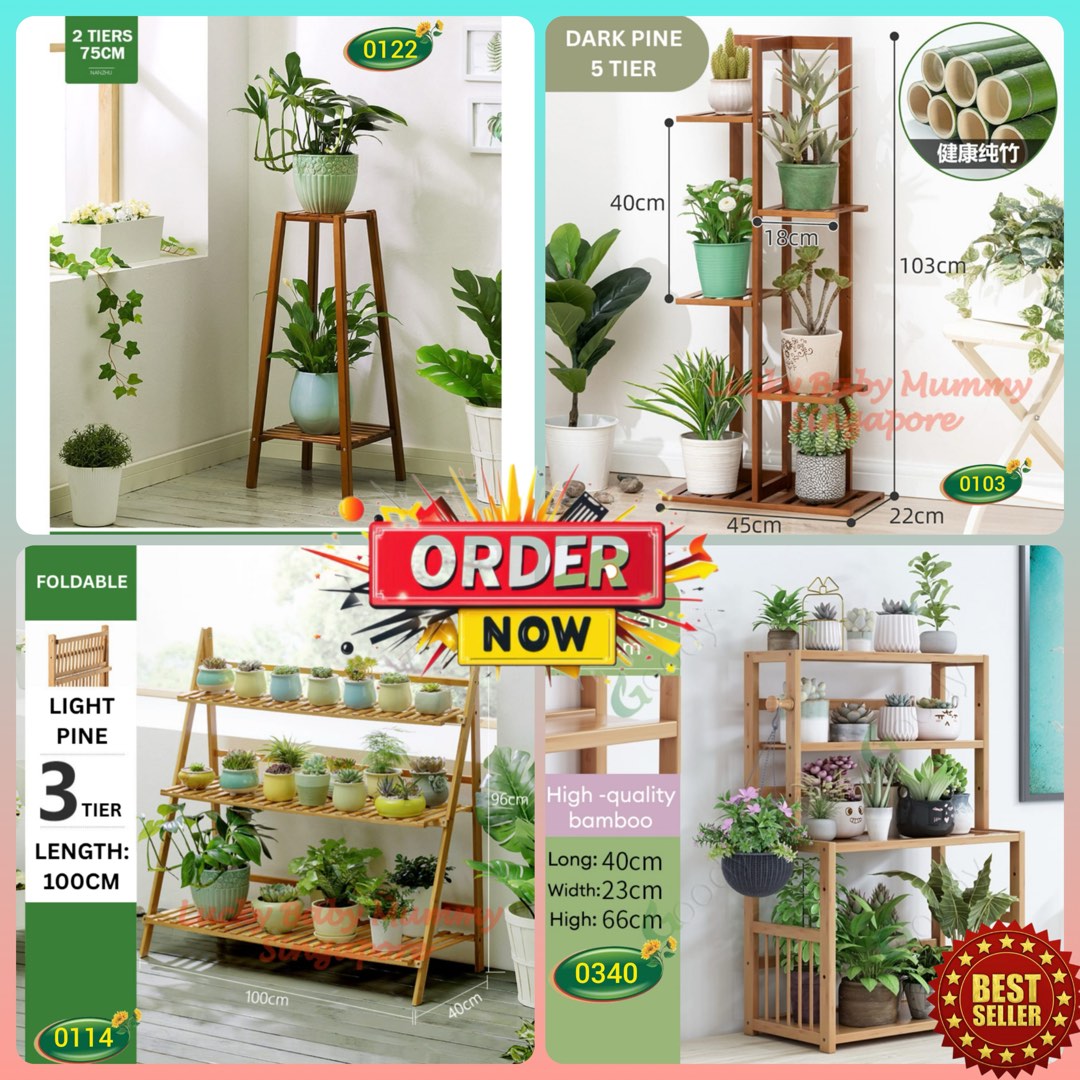 Plant Rack | Plant Stand | Multi Layer Plant Rack | Foldable Floor ...
