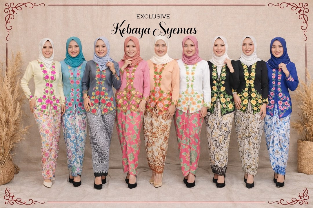 (PO) Modern Kebaya Nyonya Set Raya 2026, Women's Fashion, Muslimah ...