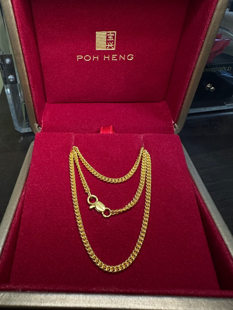 Poh Heng 22K Gold Necklace, Women's Fashion, Jewelry & Organisers ...