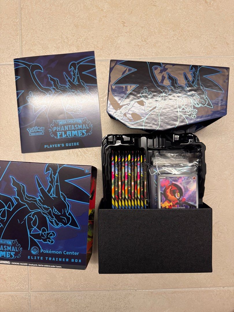 Pokemon Center Elite Trainer Box - Phantasmal Flames, Hobbies & Toys ...
