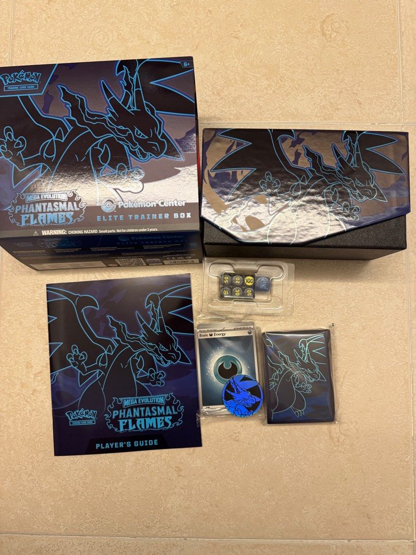Pokemon Center Mega Evolution Phantasmal Flames Elite Trainer Box ...