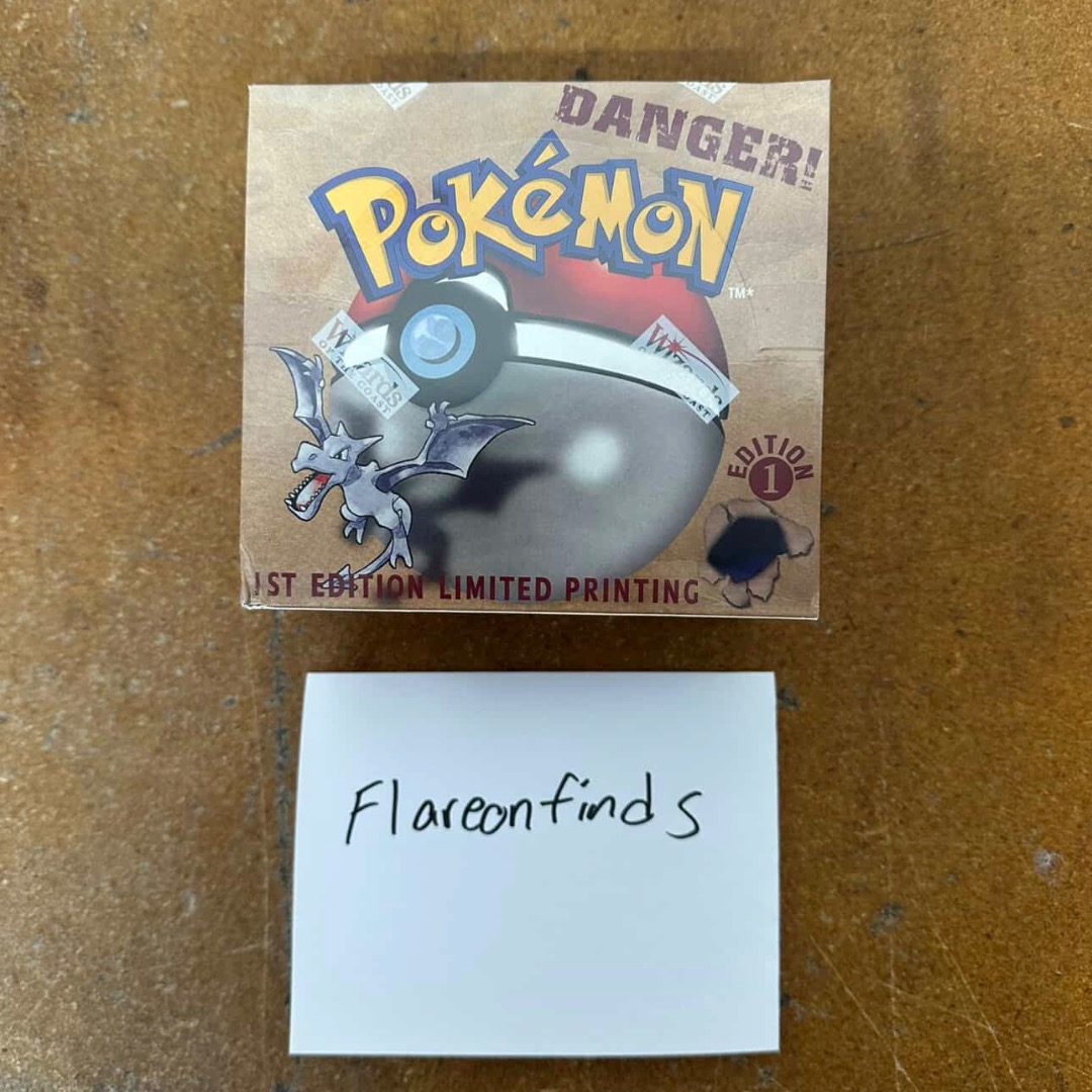 Pokemon Fossil 1st Edition Booster Box Sealed, Hobbies & Toys, Toys ...