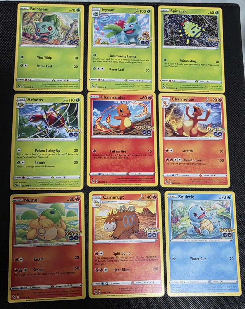 Pokemon GO TCG Cards - Assorted, Hobbies & Toys, Toys & Games on Carousell
