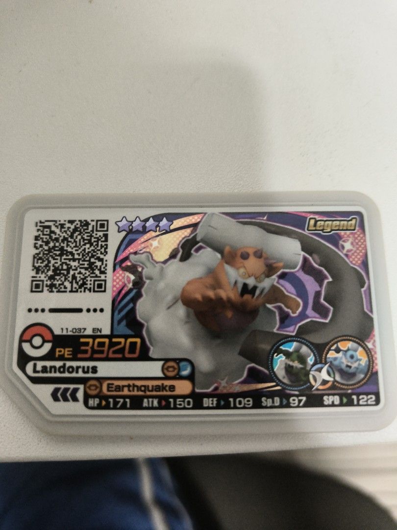 Pokemon Legend Card - Landorus, Hobbies & Toys, Toys & Games on Carousell