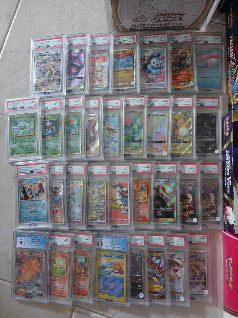 Pokemon Slabs PSA 10 PSA 9, Hobbies & Toys, Toys & Games on Carousell