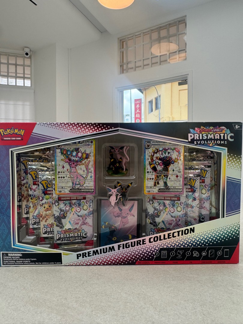 Pokemon TCG: Scarlet & Violet - Prismatic Evolutions Premium Figure ...