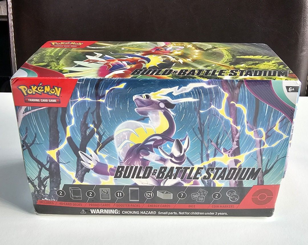 Pokemon TCG: Scarlet & Violet Base Build & Battle Stadium, Hobbies ...