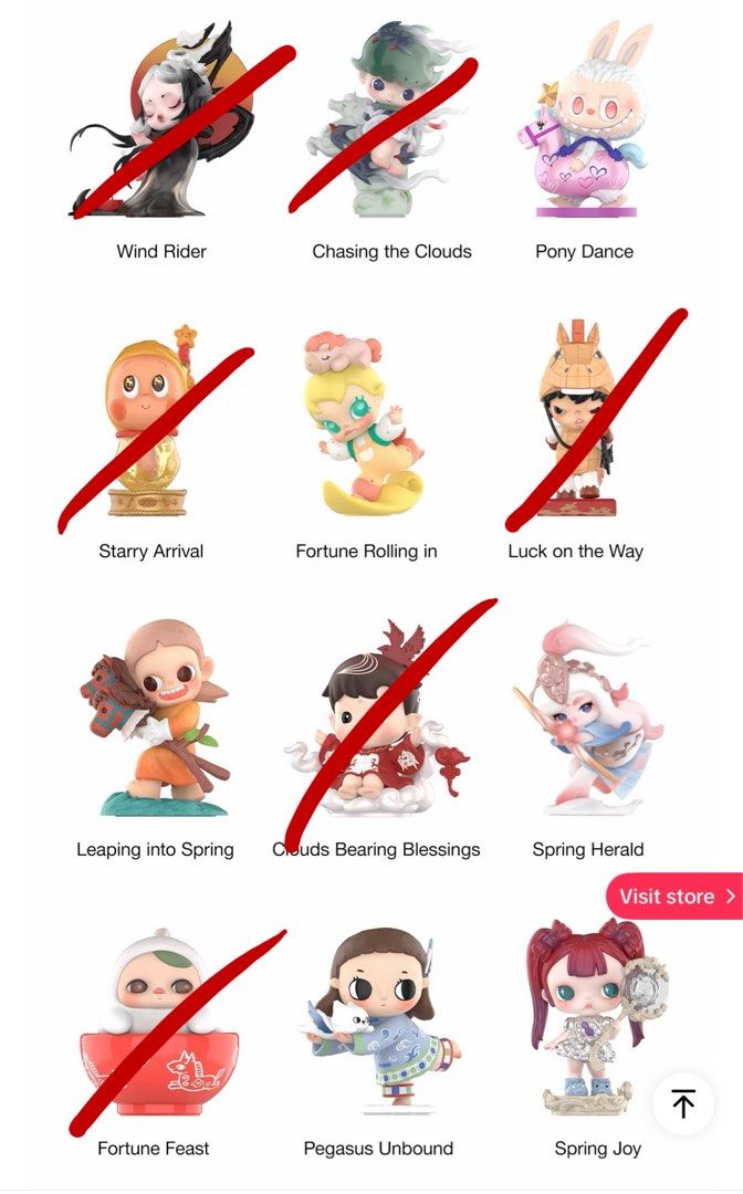 Pop Mart Blind Box - Assorted Figures, Hobbies & Toys, Toys & Games on ...