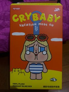 Pop Mart Crybaby Vacation Mode On Plush, Hobbies & Toys, Toys & Games ...