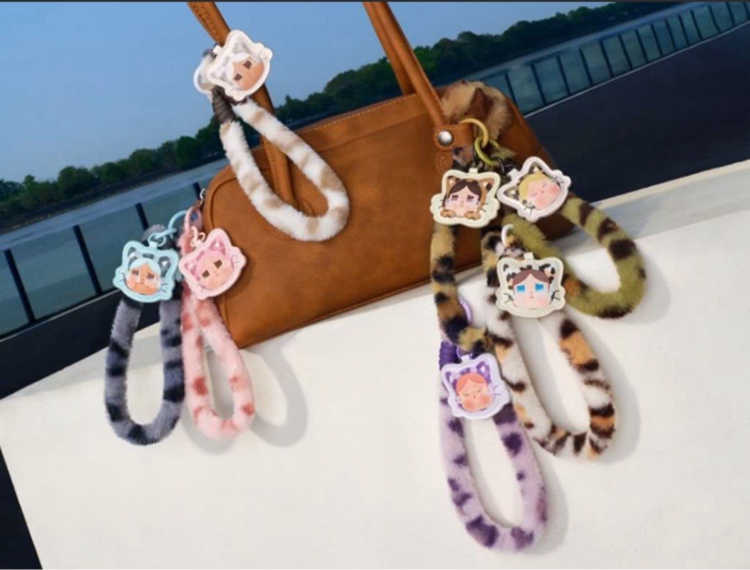 Pop Mart Crybaby Wild but Cutie Series-Phone Charm Set - Pink Cutie ...