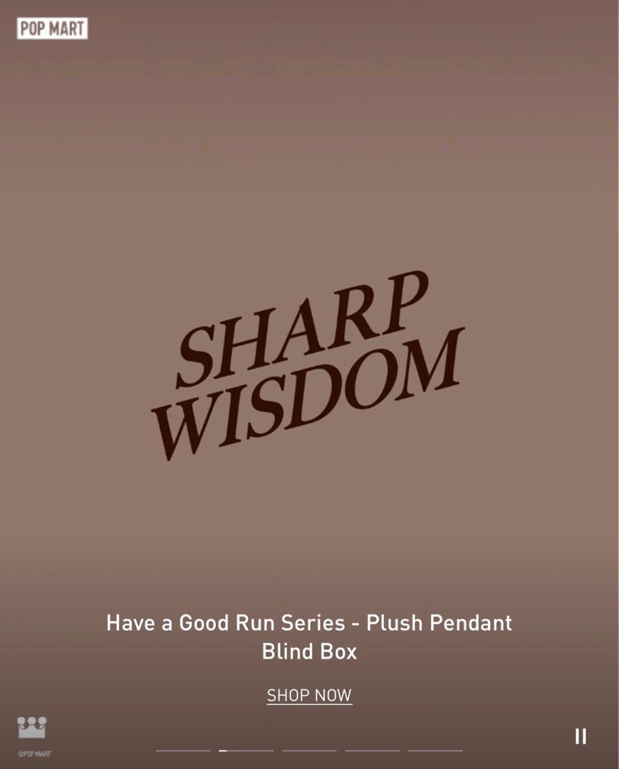 POP MART Sharp Wisdom Have a Good Run Series Plush Pendant Blind Box ...