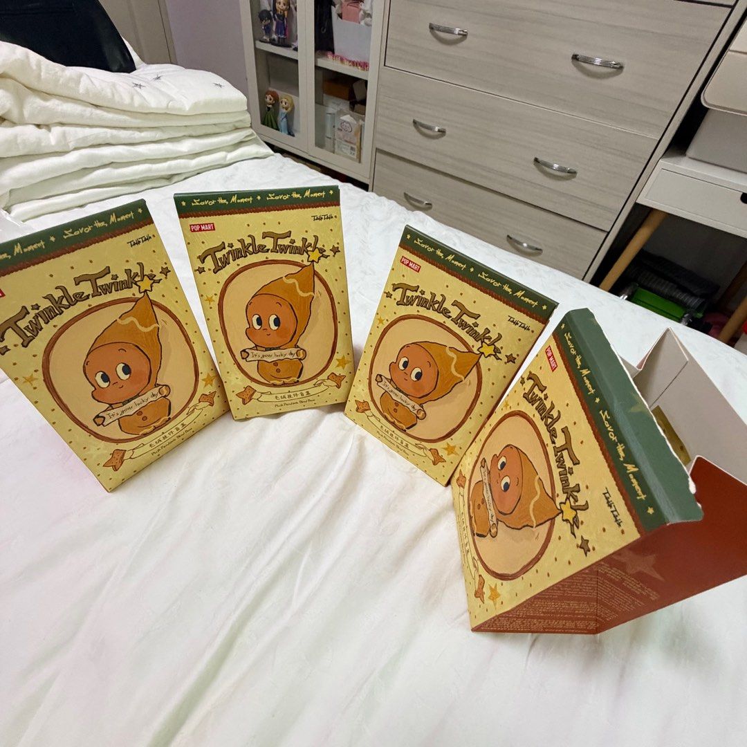 POP MART Twinkle Twinkle Plush Pendant Blind Box, Hobbies & Toys, Toys ...