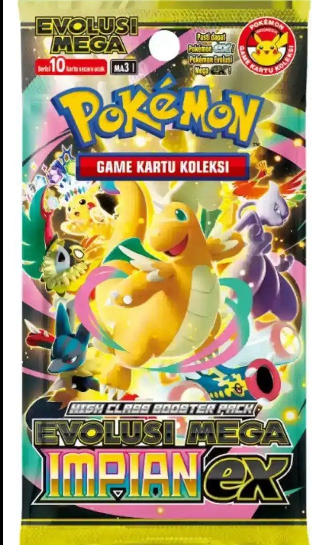 PRE ORDER Evolusi Mega Impian (Mega Dream) EX Booster Pack, Hobbies ...