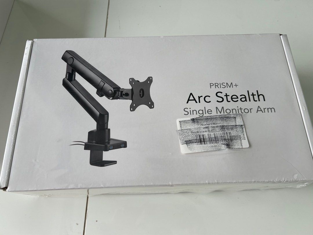 PRISM+ Arc Stealth Single Monitor Arm, Computers & Tech, Parts ...