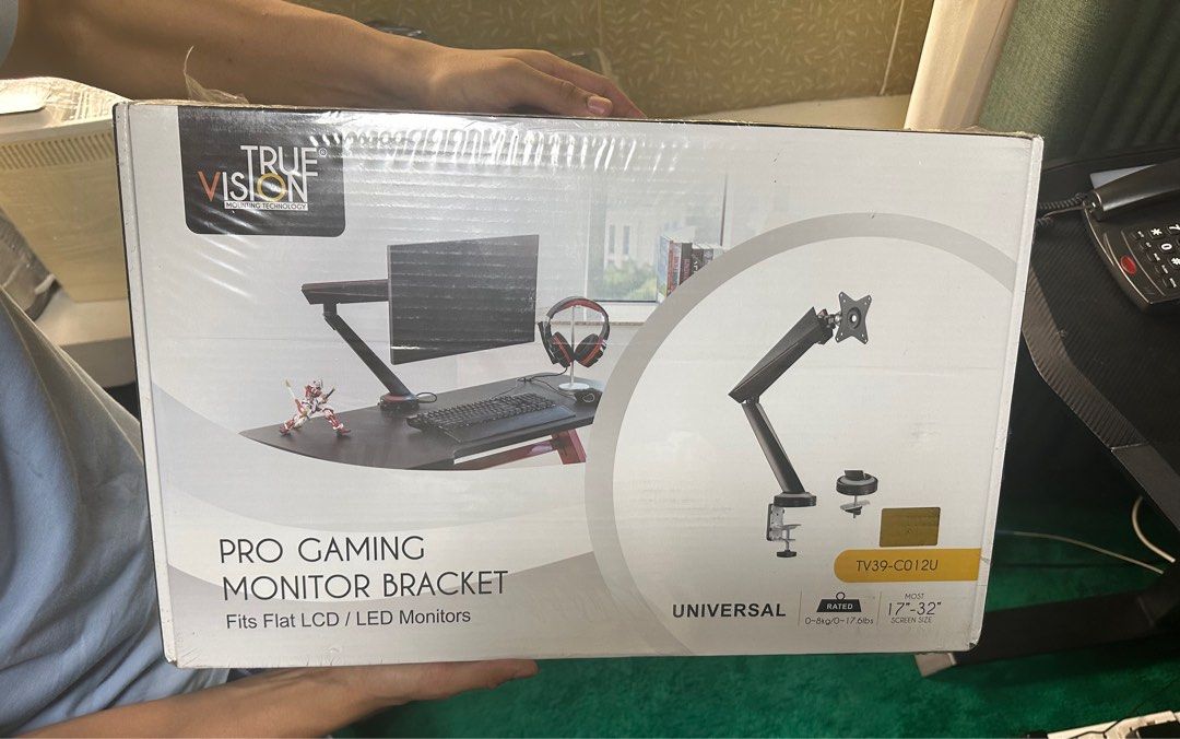 Pro Gaming Monitor Bracket - True Vision SEALED, Video Gaming, Gaming ...