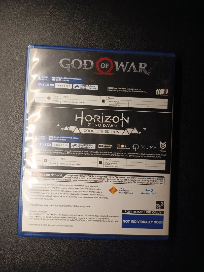 PS4 Mega Pack: God of War & Horizon Zero Dawn, Video Gaming, Video ...