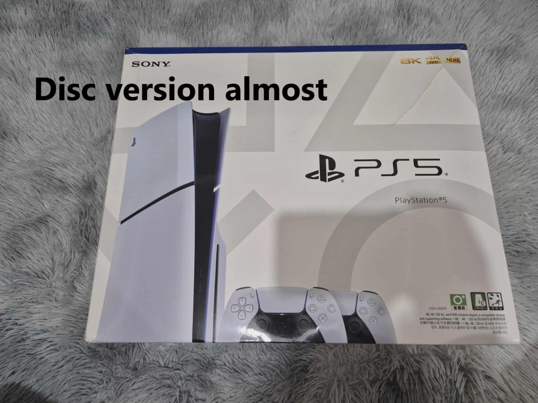 Ps5 Slim disc edition plus two controller, Video Gaming, Video Game ...