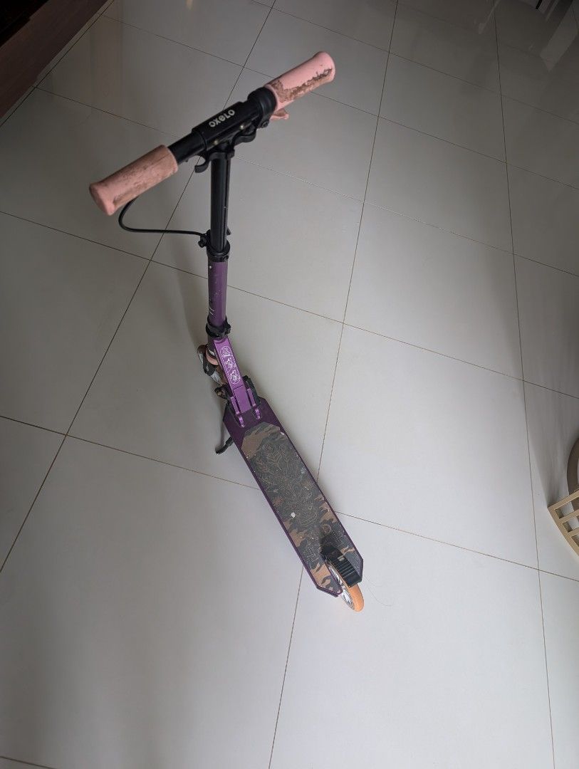 Purple Kick Scooter, Sports Equipment, Sports & Games, Skates ...