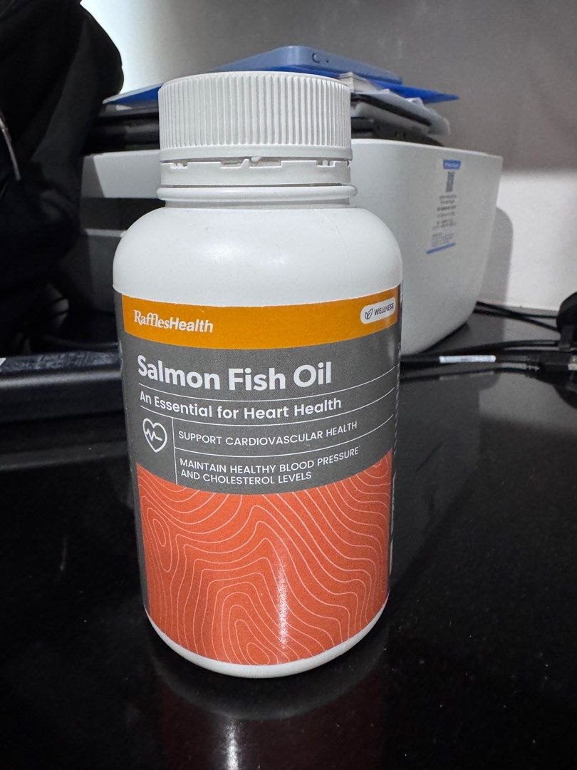Raffles Health Salmon Fish Oil and Bone calcium, Health & Nutrition ...