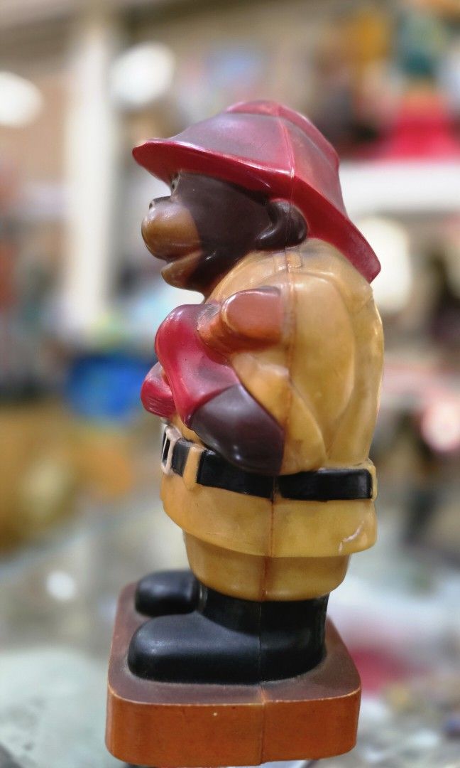 [Vintage] Rare Public Finance Berhad Gorilla Firefighter Coin bank ...