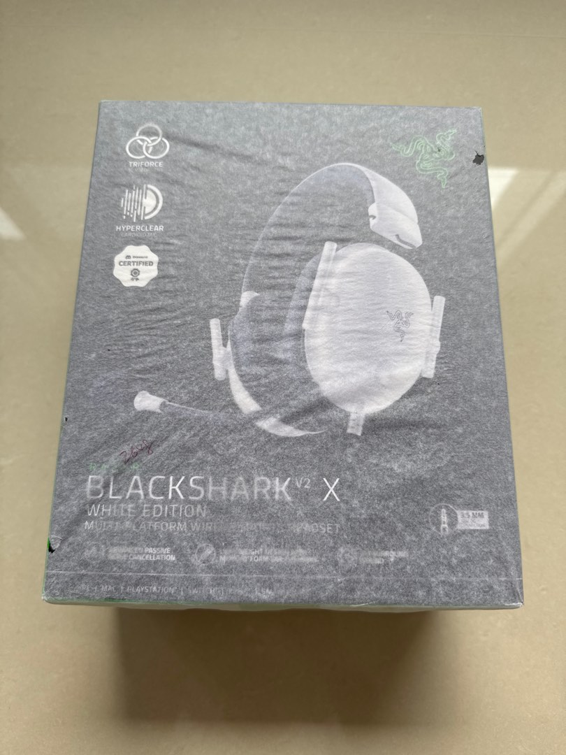 Razer BlackShark V2 X White Edition Headset, Audio, Headphones ...