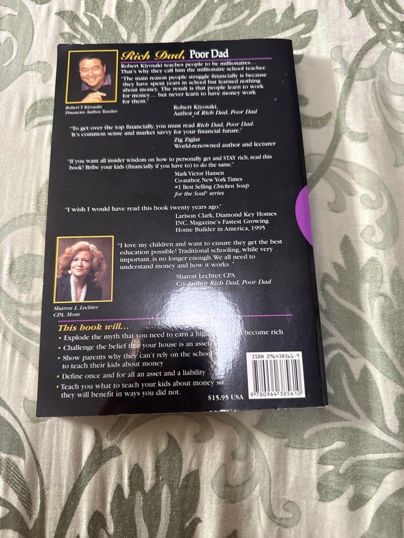 Rich Dad Poor Dad by Robert Kiyosaki, Hobbies & Toys, Books & Magazines ...